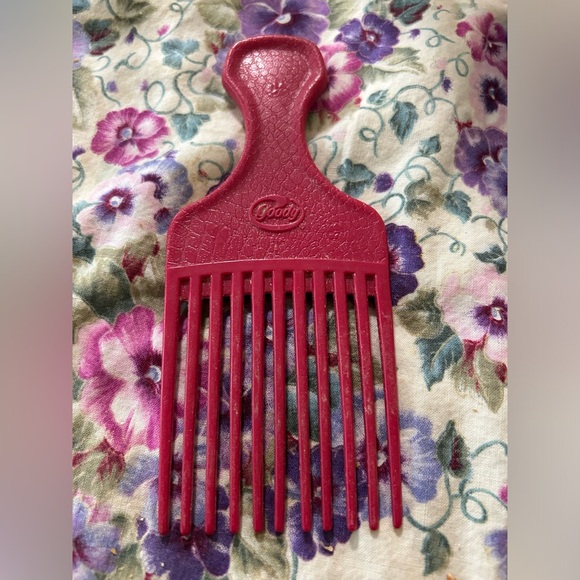 Goody | Hair | Goody 9s Hair Pick Red With Faux Crocodile Design Great ...